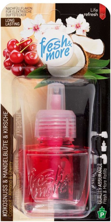 Fresh & More, Air Freshener Refill, Coconut & Almond Blossom Cherry, 19 ...