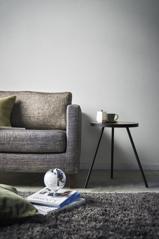 Yamazaki Round side table - Tower - Black | bol.com