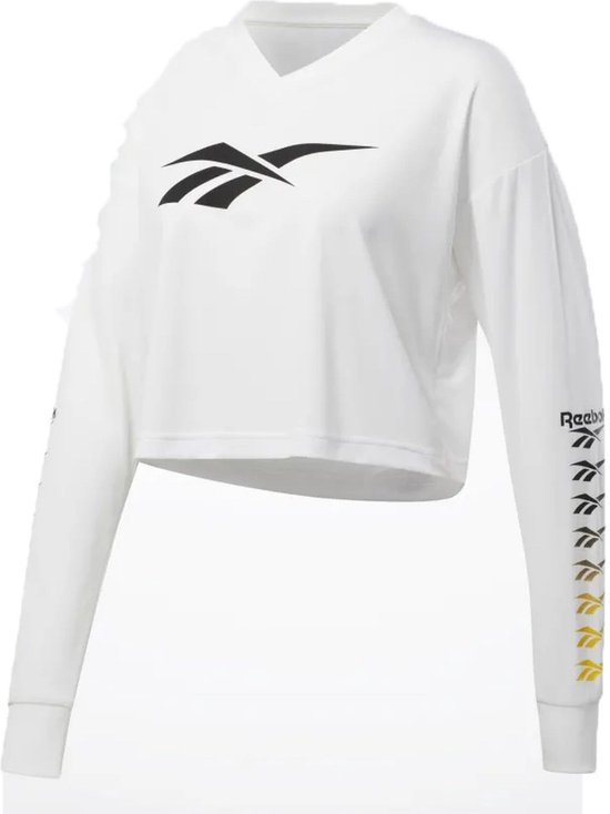 Reebok Cl V P Cropped Longlseeve T-shirt Vrouw Witte Heer | bol