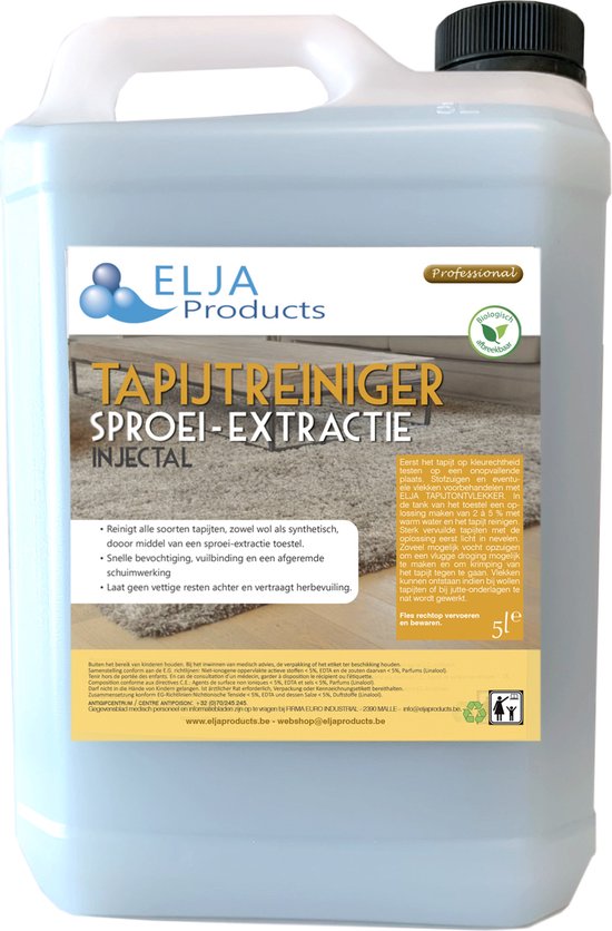 Sproei-extractie tapijtreiniger | INJECTAL | 5L | bol.com