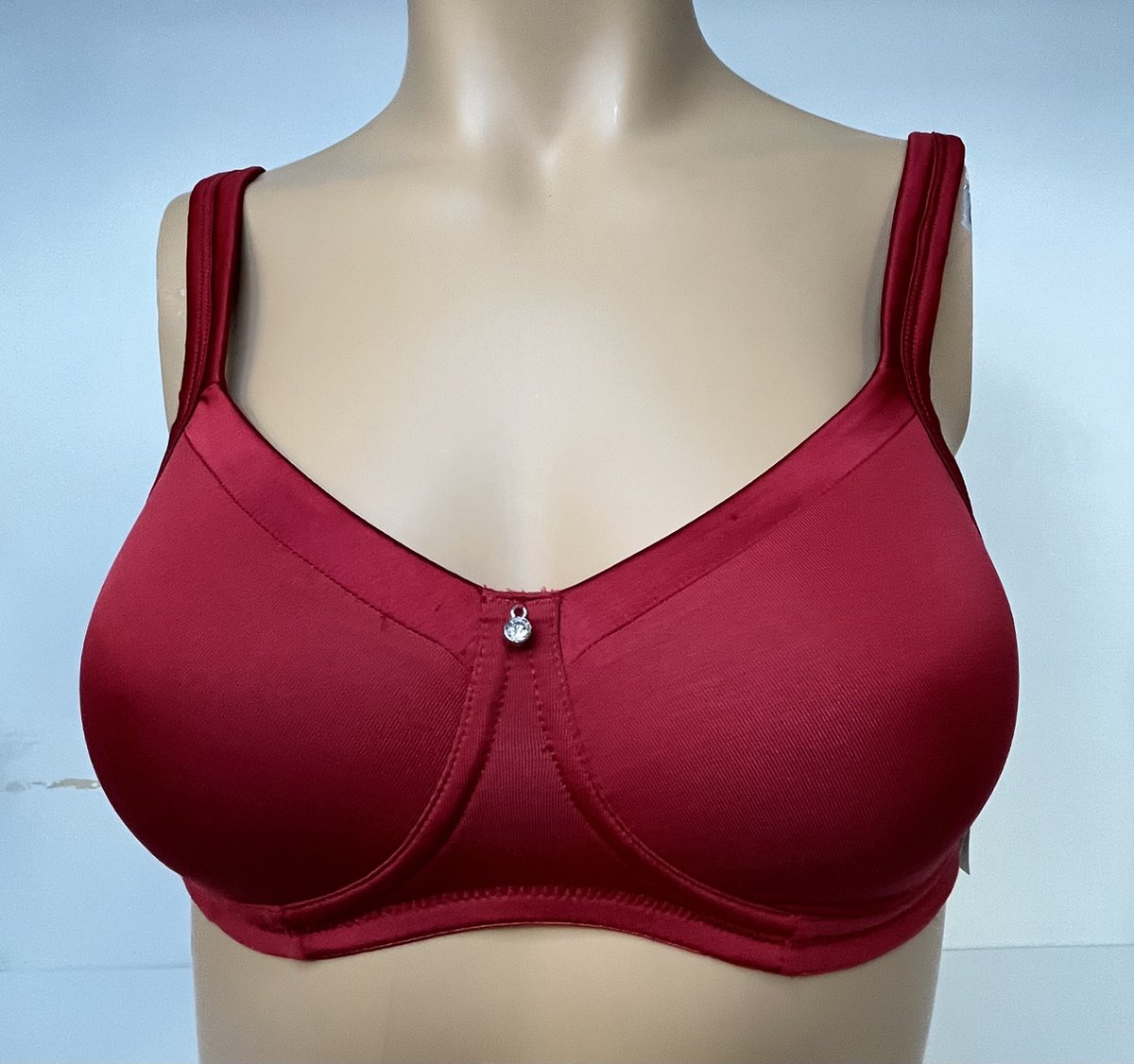 Amoena Prothese BH Lara Satin 75AA Rood / Red voorgevormde Beha | bol.com