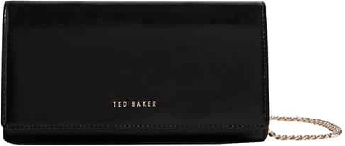 Ted Baker Dames ClutchCrossbody tas Leer - Zwart | bol.com