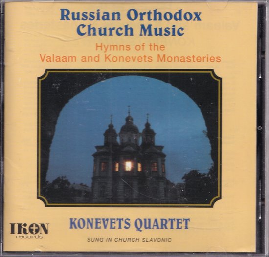 Russian Orthodox church music, hymns of the Valaam and Konevets ...