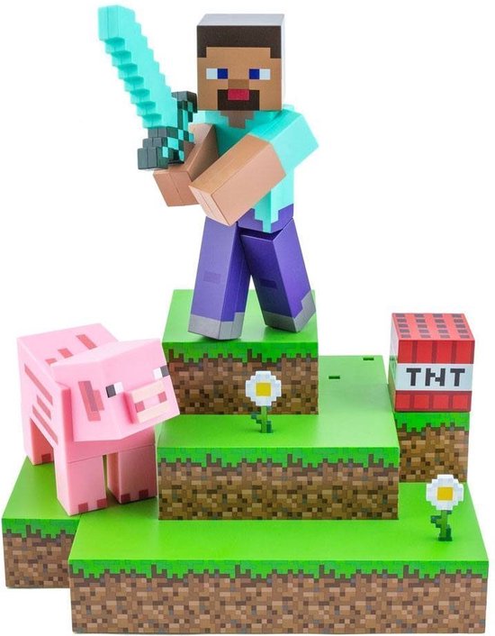 Paladone Minecraft - Steve Diorama Lamp | bol