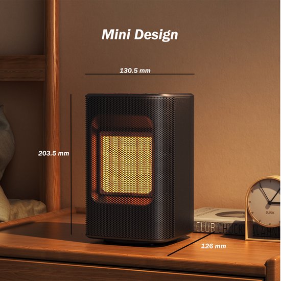 Clean Supply® Stopcontact Verwarming - 3 Warmtestanden - Mini Kachel ...