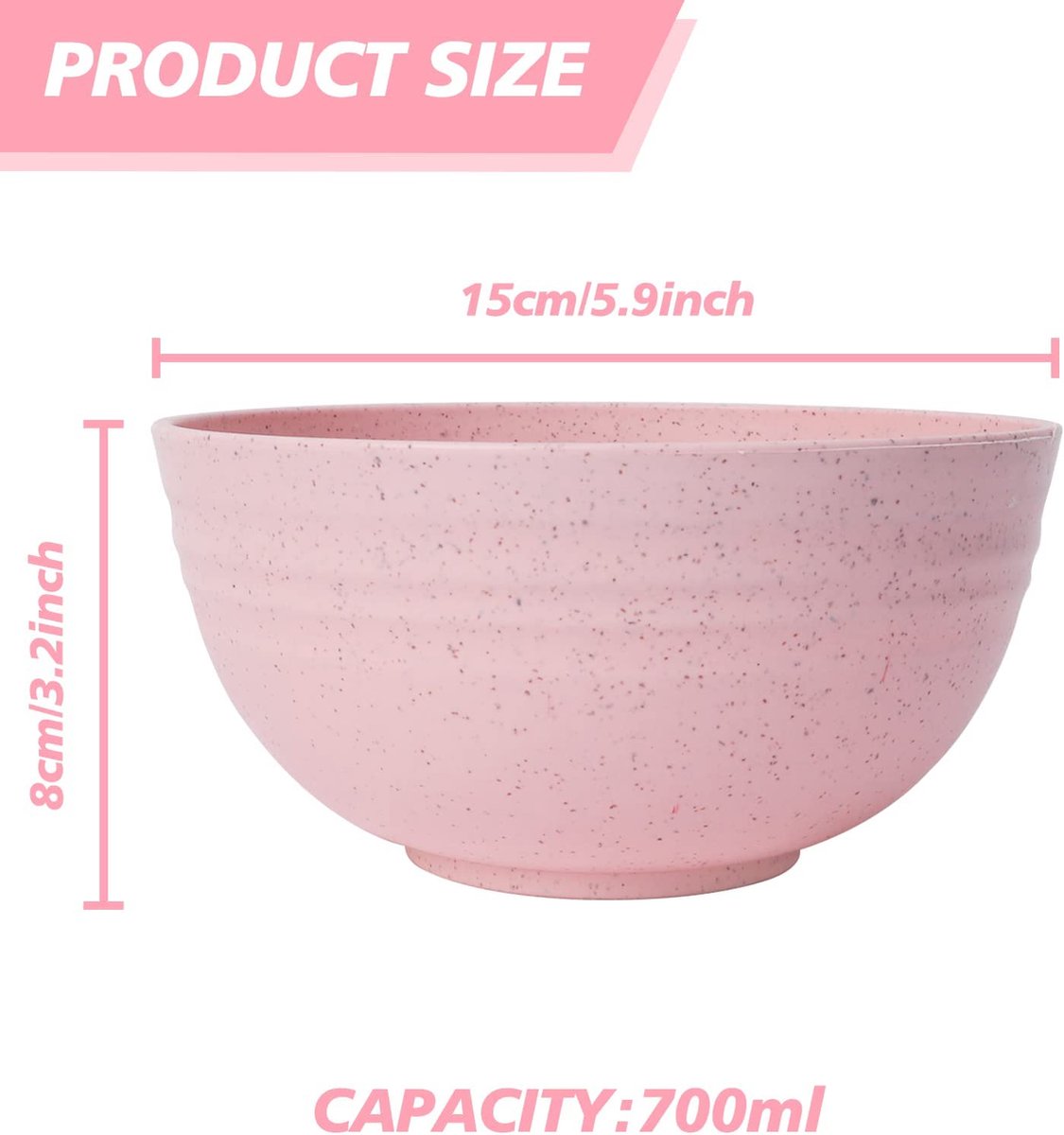 Ensemble de bols à muesli - Bols de petit-déjeuner - Bols à soupe ...