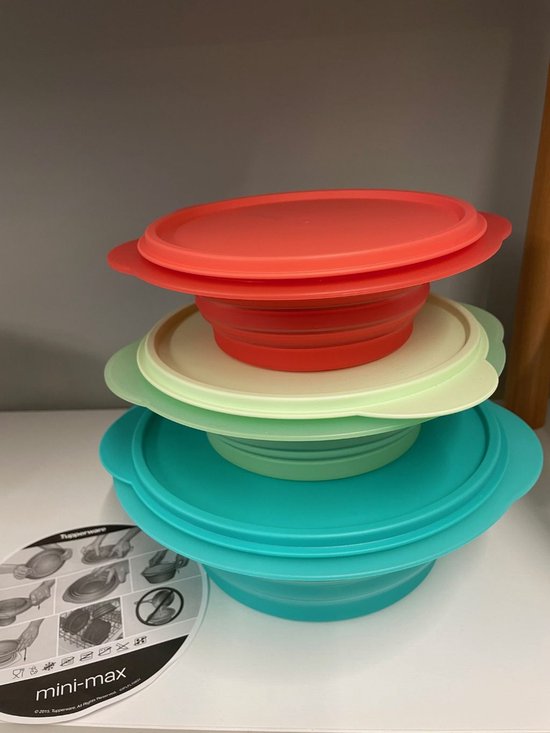 Tupperware Mini Max set (handig voor camping, plaatsbesparend) | bol.com