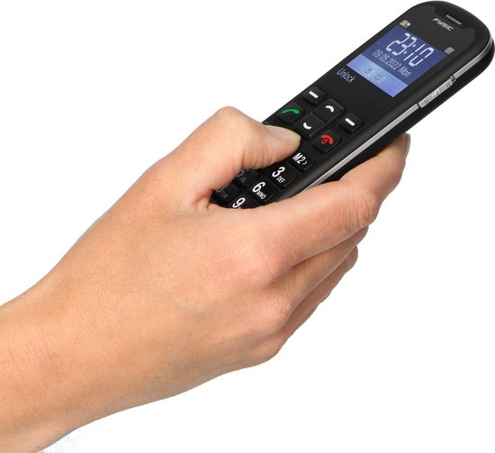 4G - Fysic - Senioren Mobiele Telefoon - Grote Toetsen - Met Simkaart ...