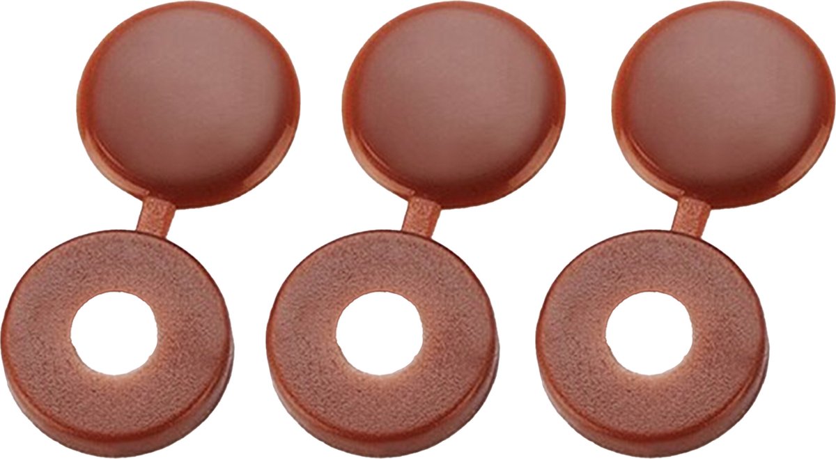 Afdekkap voor schroeven Bruin - 50 stuk(s) - Afdekdop - Schroefdop ...