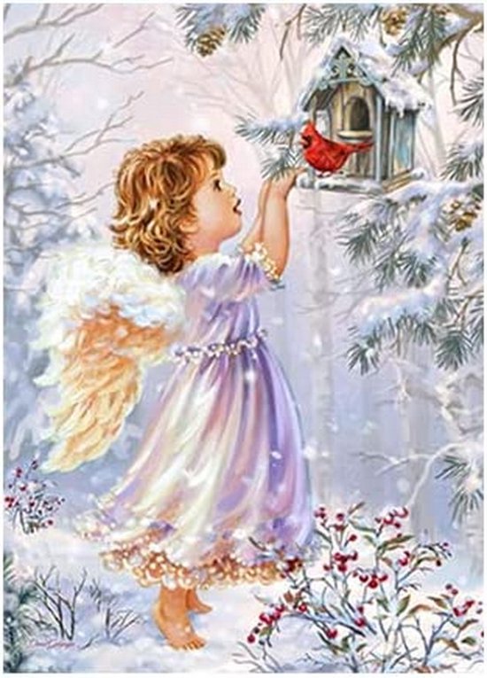 DIAMOND PAINTING Engel (30 X 40 CM) | bol.com