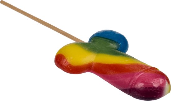 Kinky Pleasure Piemel Lolly Regenboog 1 Stuk | bol.com