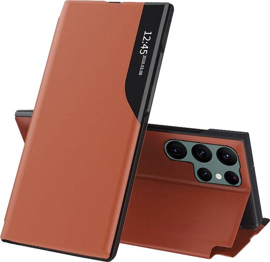 Techsuit - eFold Series - Samsung Galaxy S22 Ultra - Orange | bol.com