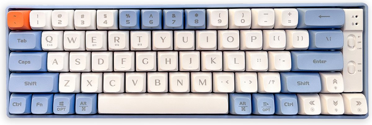 LANGTU GK65 Mechanisch Gaming Toetsenbord - Programmeerbaar - Gasket ...