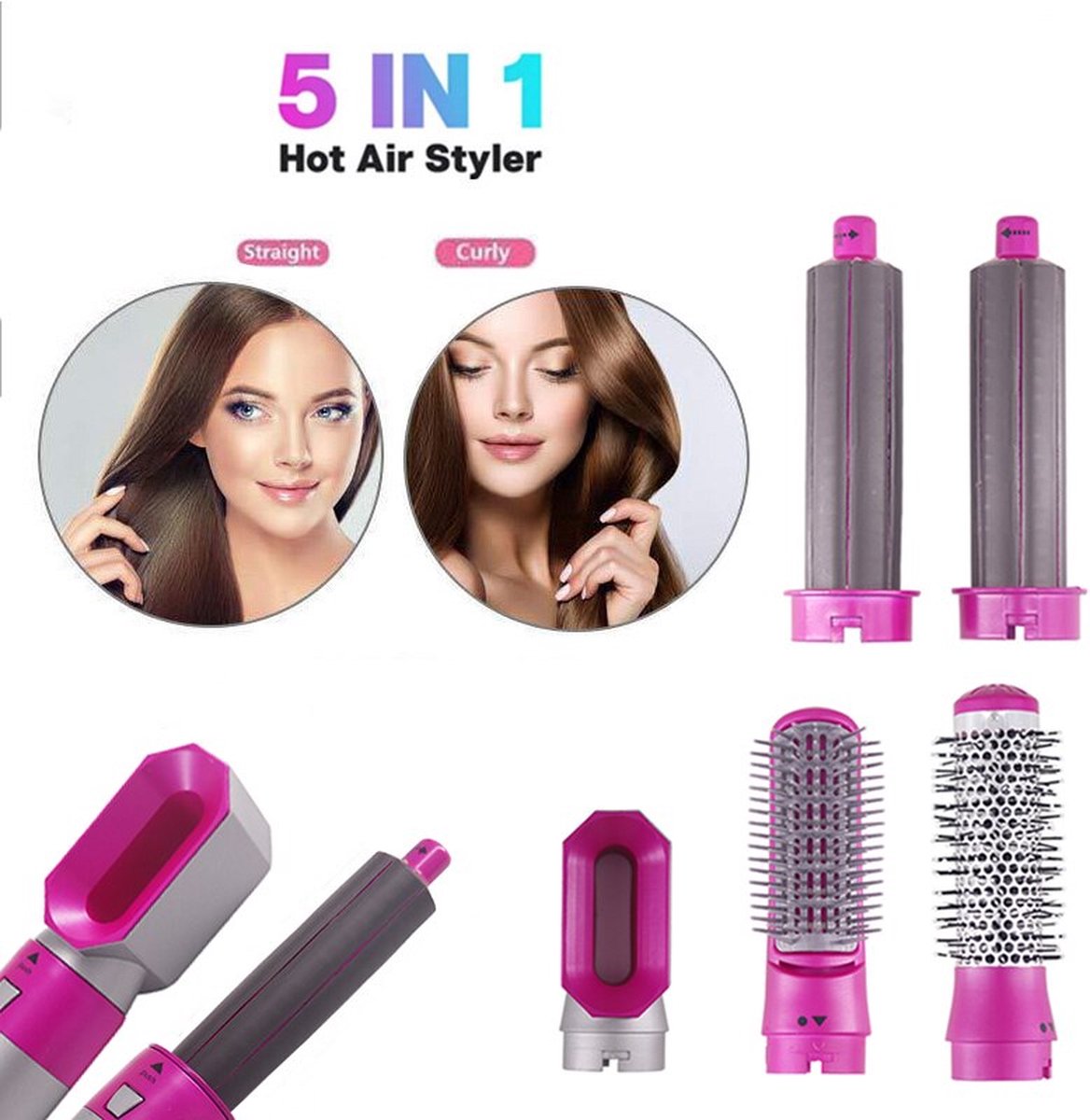 Air wrap - Hairwrap - 5 in 1 Multi Styler - Airwrap Krultang - Krultang ...