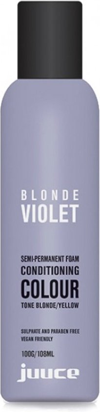 Juuce Blonde Violet Semi-Permanent Conditioning Foam - 100g | bol
