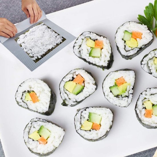 Keuken Sushi Rolling Mat, Siliconen Sushi Roller Mat Non Stick Sushi ...