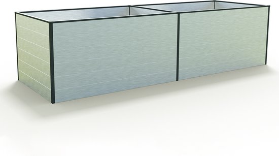 297 x 99 x 77 cm Moestuinbak Kingsize Daniela, Aluminium (geanodiseerd ...