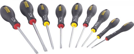 Stanley - FATMAX Schroevendraaierset 10-delig - St/Par/Ph/Spanningszoeker -... | bol