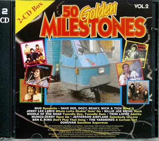 50 Golden Milestones Vol.2 (2-CD Box), Onbekend | Muziek | bol