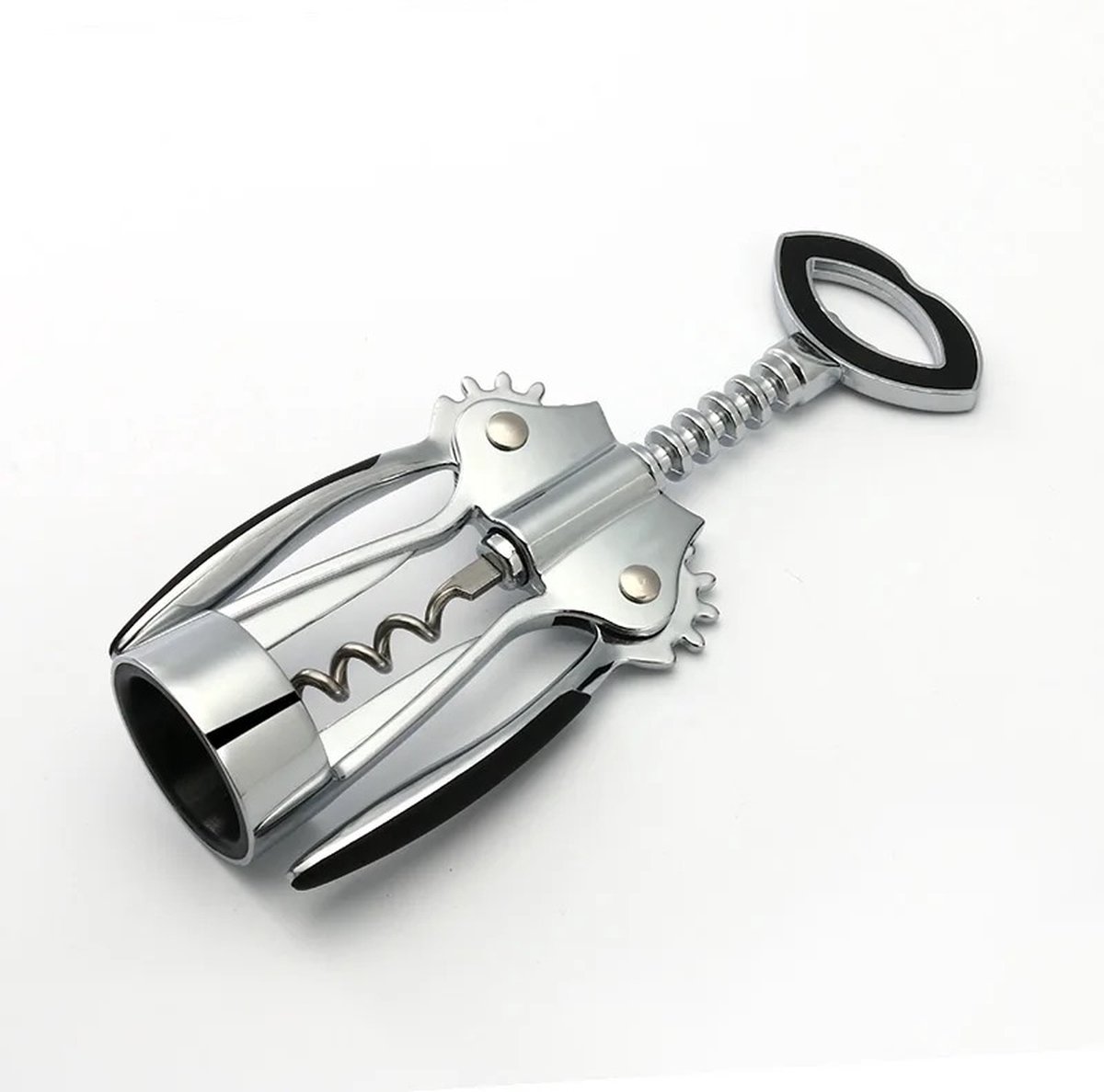 Tire-bouchon deluxe avec levier pour Bouteilles - Argent - Ouvre-bière ...