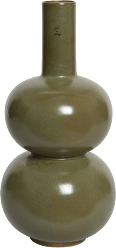 vaas Aad - keramiek - Groen - 20x41x 20 cm (BxHxD) | bol.com