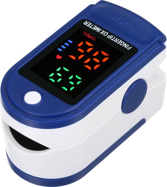 Saturatiemeter - Zuurstofmeter - Oximeter Met Hartslagmeter - Inclusief ...