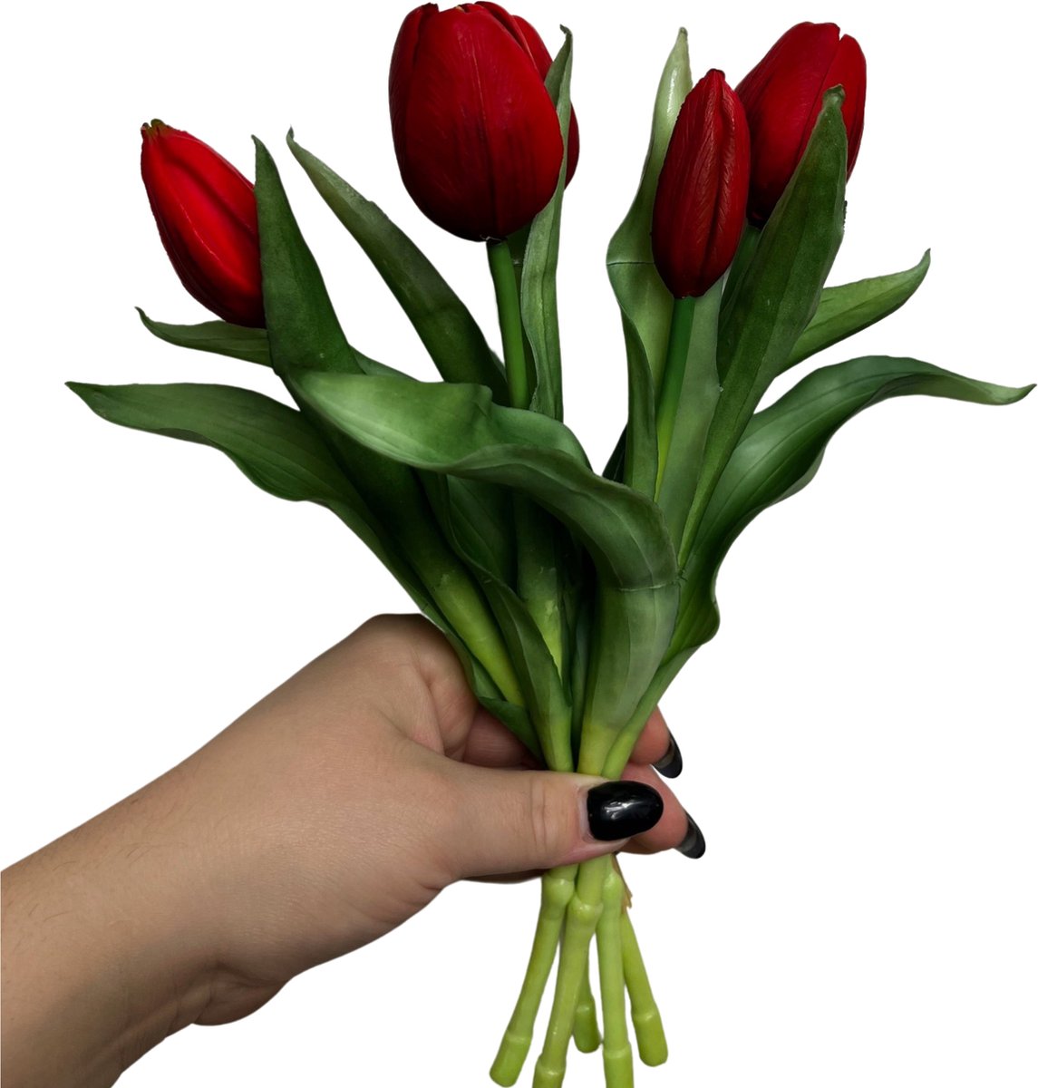 Catalina Zijdenbloemen - Tulpen boeket - 5 stuks - kunststof bloem ...