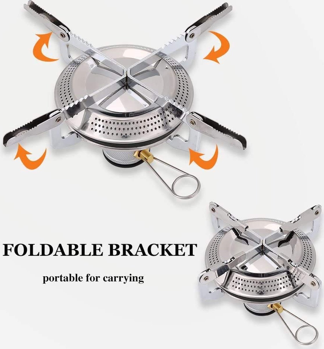 Viilich Camping Gasfornuis Draagbare Camping Gasfornuis Mini Pocket ...