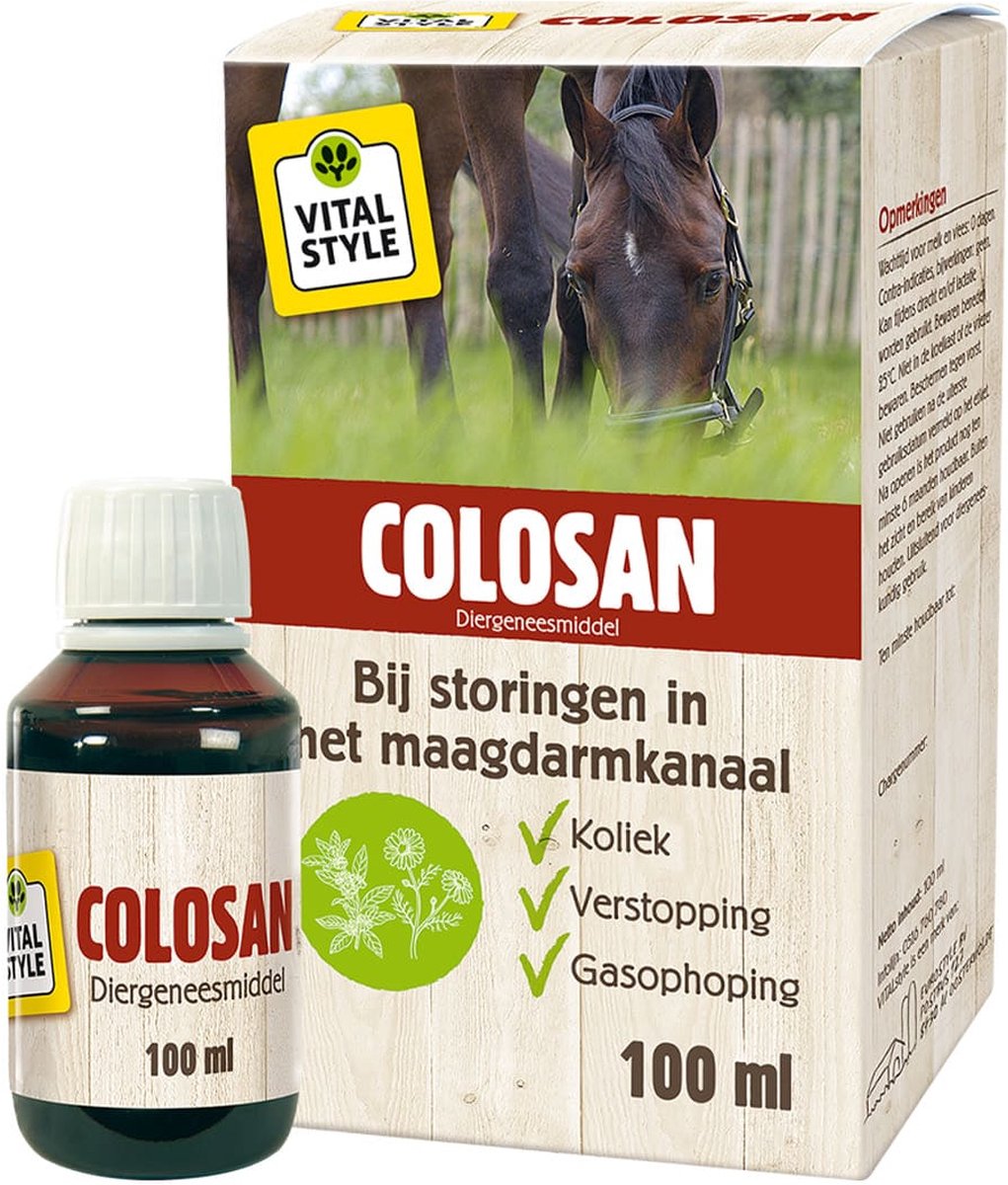 VITALstyle Colosan - Paarden Supplementen - 100 ml | bol
