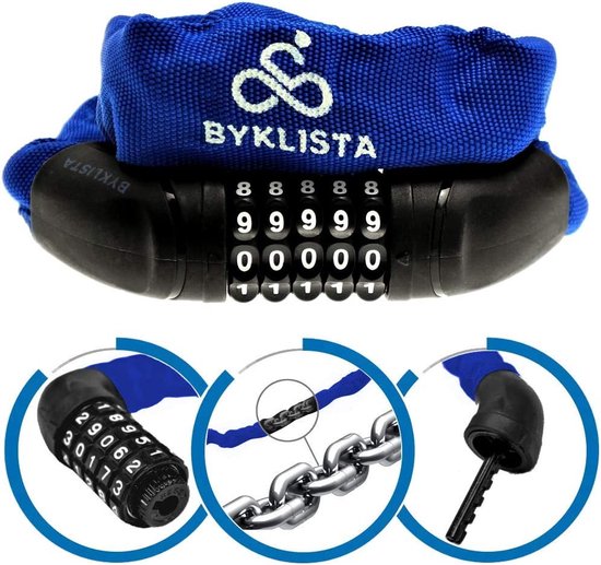 BYKLISTA Premium fietsslot cijferslot fietsslot fietsslot cijfers ...