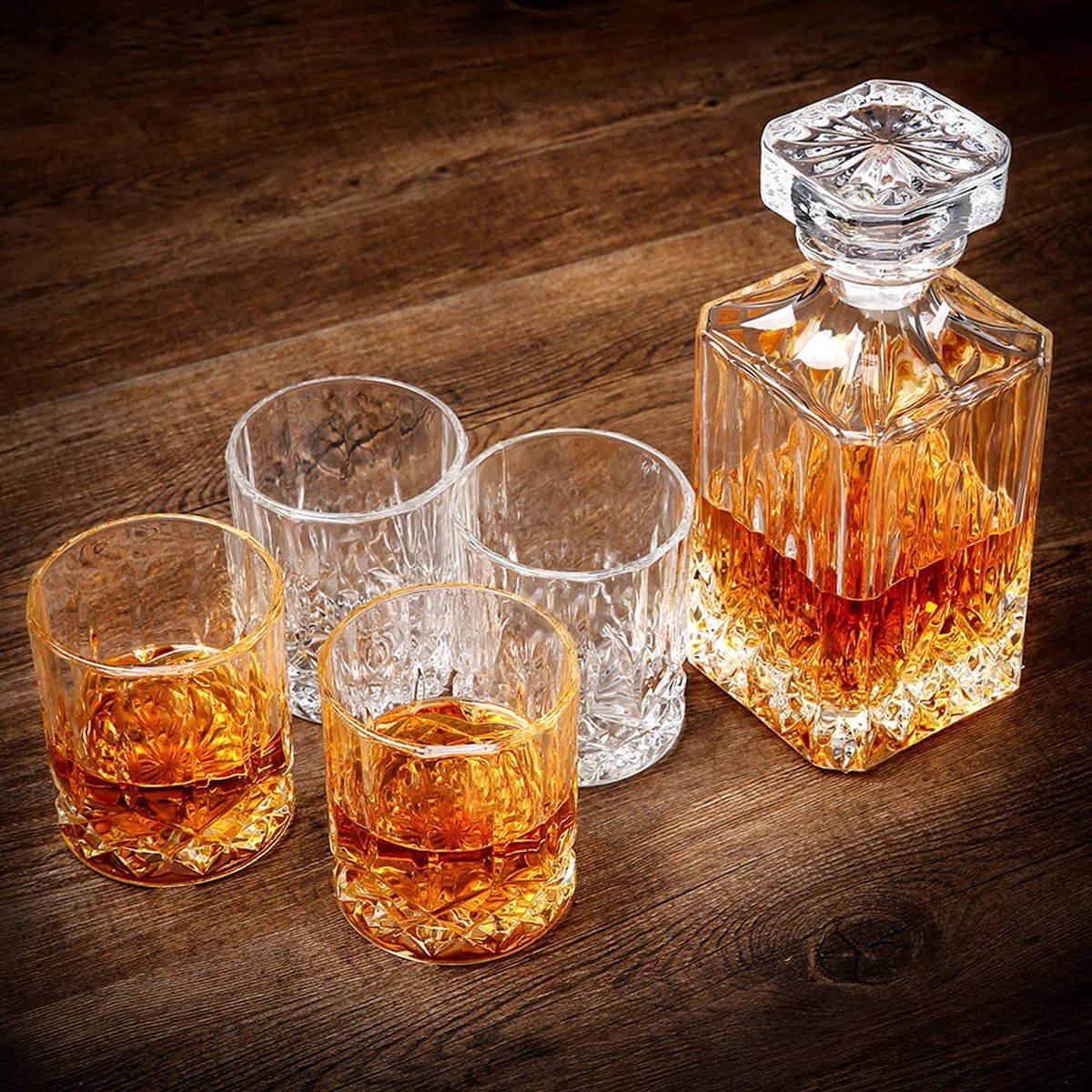 Whiskey Decanter Sets - Whisky Decanter & Glass Set | Crystal Decanter ...