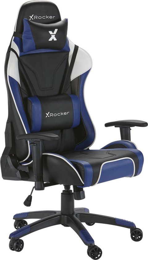 X Rocker Agility eSport PC Office Gaming Chair - Blue/Black | bol