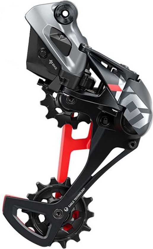 Sram achterderailleur X01 Eagle AXS 12V Max. 52T Carbon Oxy Red | bol