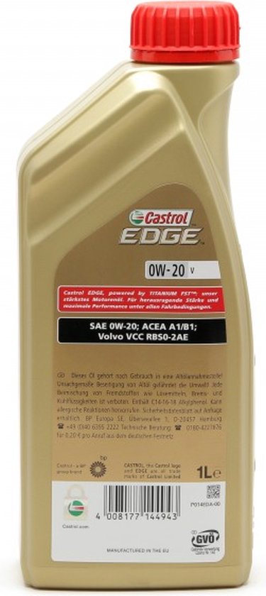 CASTROL Edge Professional V 0w20 1L Motorolie | bol.com
