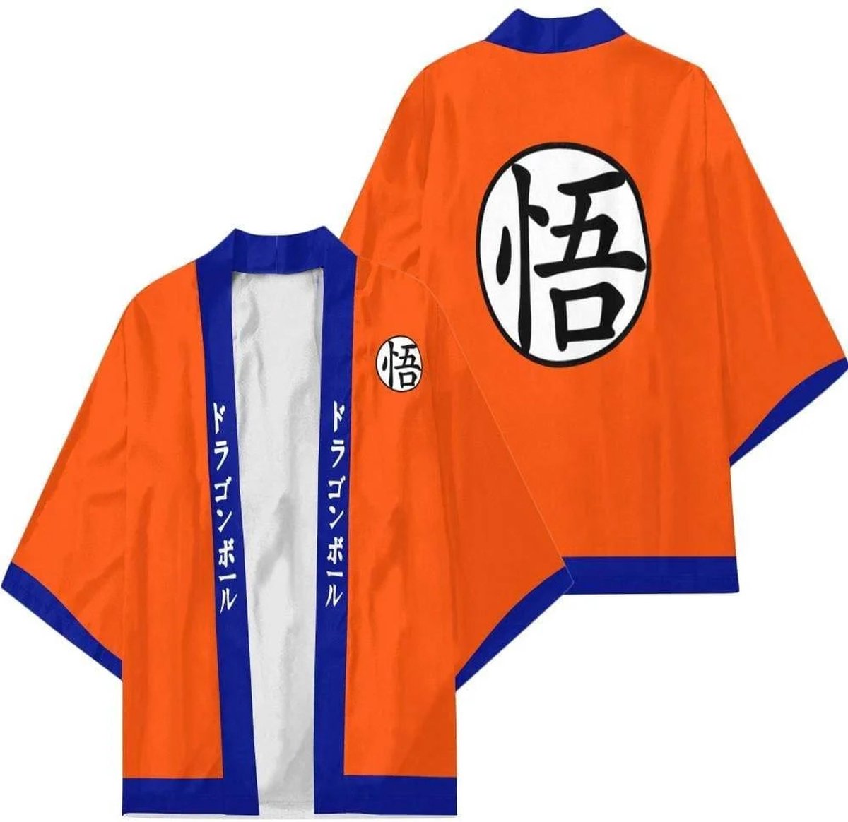 Dragon Ball , Goku Haori Kimono Jacket, Anime kimono, Manga Kimono jas ...