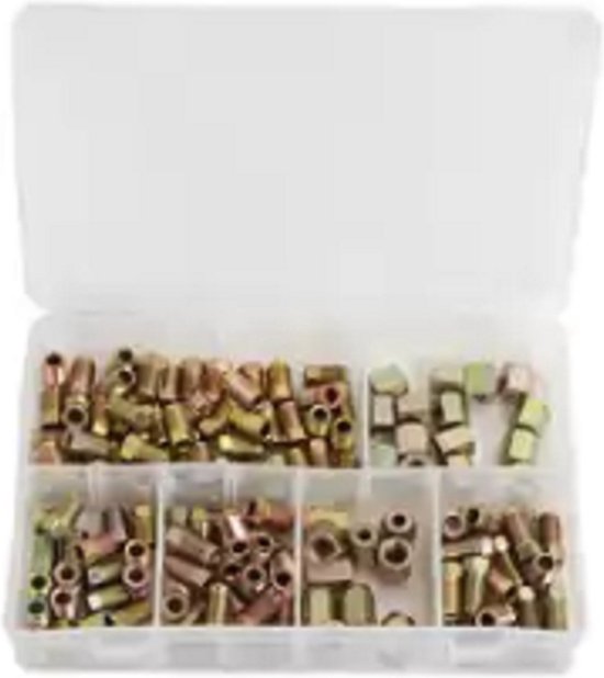 Weber Tools assortiment remleiding nippels 135dlg. Bestaat uit ...