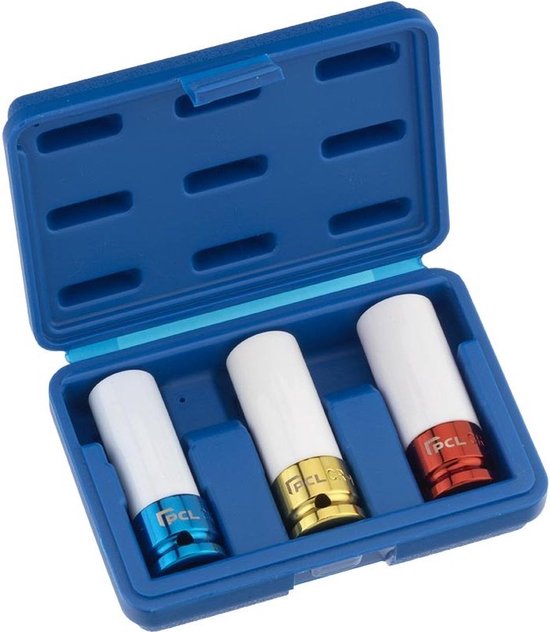 DOPPENSET 17/19/21 VOOR LM VELG MET DIEPTEAANSLAG 1/2 (1ST)Wielbouten ...