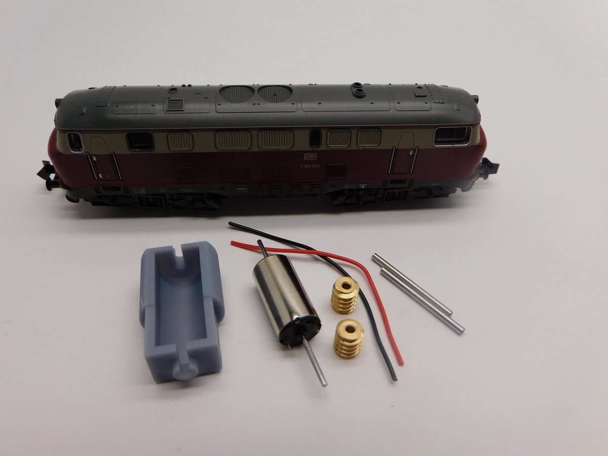 micromotor NM034G N motor ombouwset voor Minitrix V 160, BR 216, BR 217 ...