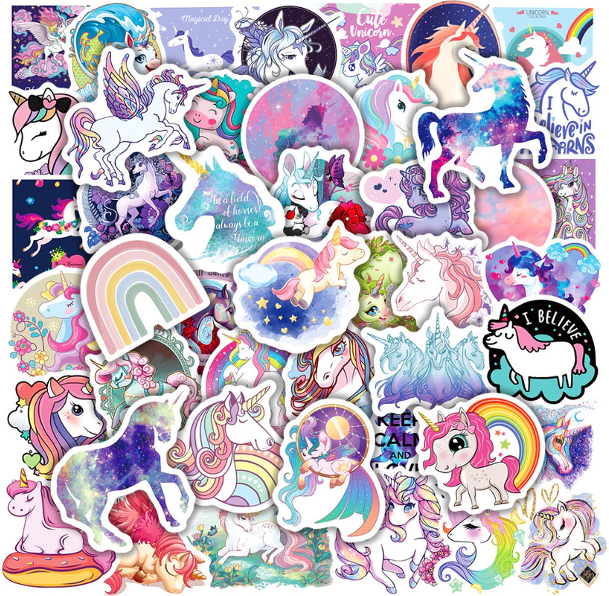Daily Essentialz Unicorn Stickers - Unicorn Speelgoed - Skate Stickers - Skateboard... | bol.com