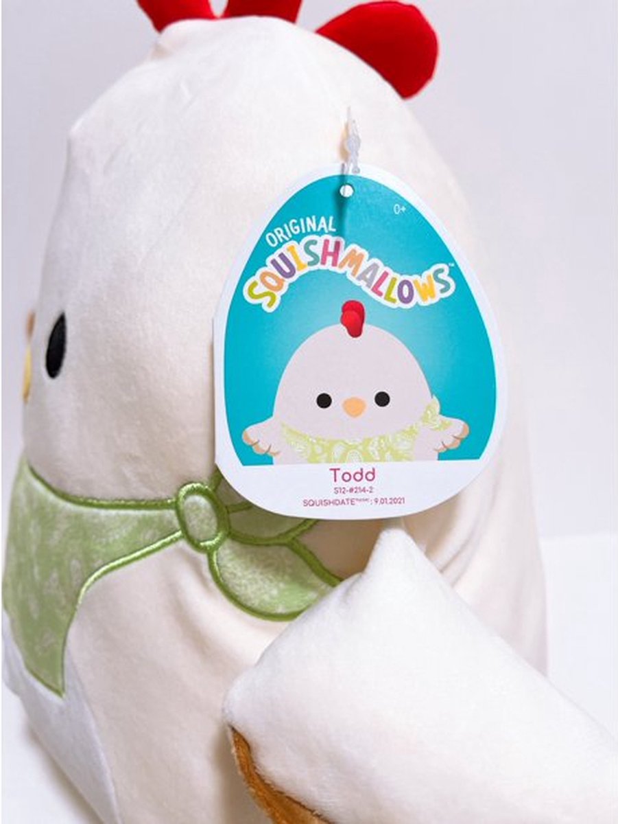 Squishmallow Knuffel - 20CM - Farm - Todd the Chicken - inclusief ...