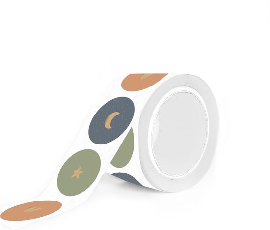 Sluitsticker – Sluitzegel – Ster / Hart / Maan Goud Glans | Blauw ...