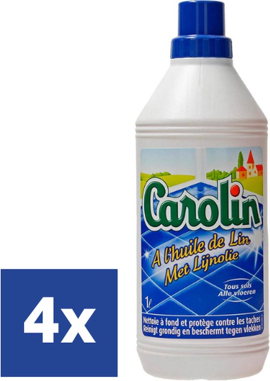 Carolin met lijnolie - 4 x 1 l | bol