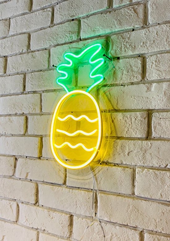 OHNO Neon Verlichting Pineapple - Neon Lamp - Wandlamp - Decoratie ...
