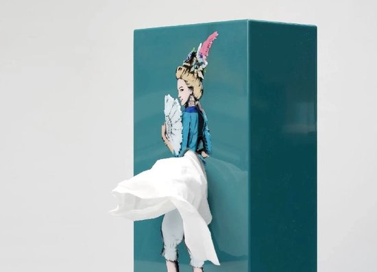 Tissuehouder Tissue Up Girl - blauw | bol.com