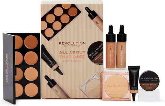 Revolution Beauty All About That Base Box MEDIUM-DEEP | bol.com