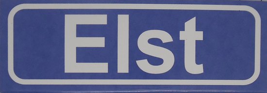 Koelkast magneet plaatsnaambord Elst. | bol