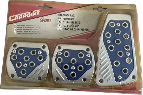 Carpoint Autopedalenset sport - Past over originele pedalen - Aluminium ...