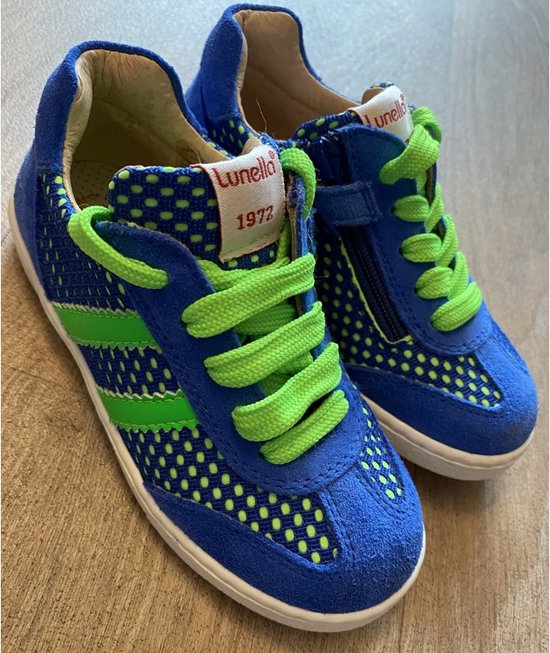 Lunella sneaker blauw/groen maat 26 | bol.com