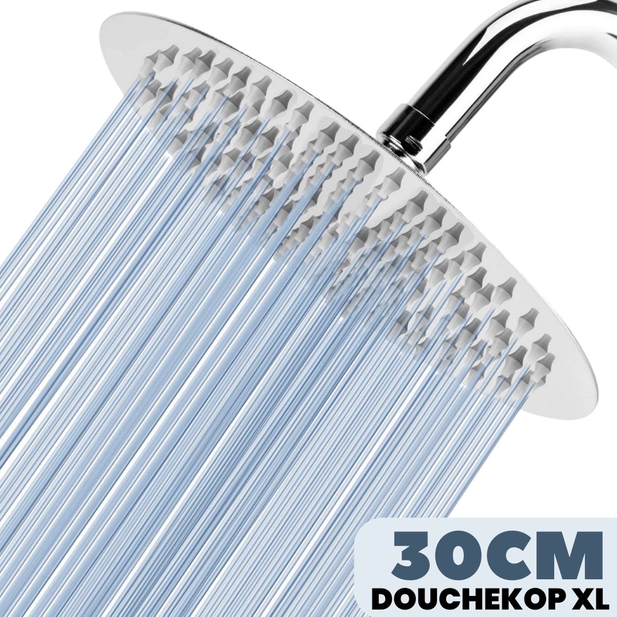 EcoRain – Regendouchekop Tyler 30 CM Rond – Waterbesparende Douchekop ...