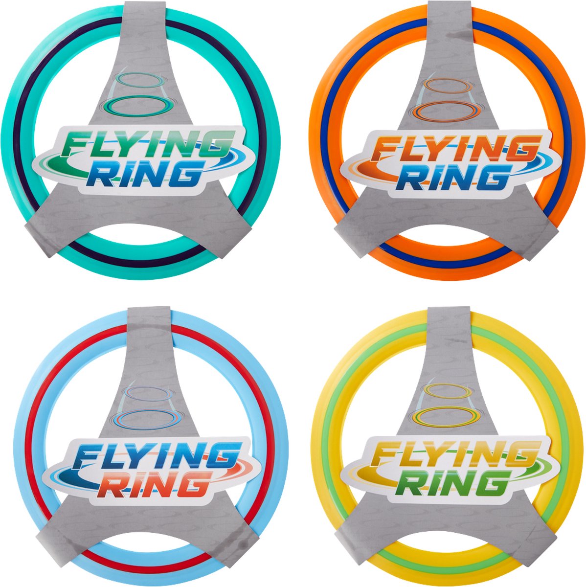 Flying Ring Frisbee multicolor - Assorti - 29 cm - Buitenspeelgoed ...